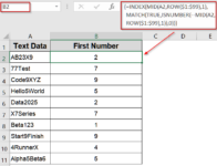 How to Find the First Number in a String in Excel - Excel Insider