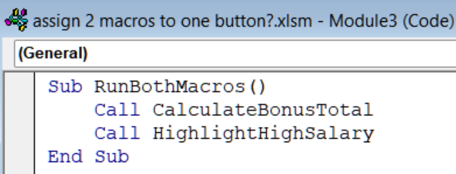 How to Assign Two Macros to One Button in Excel - Excel Insider