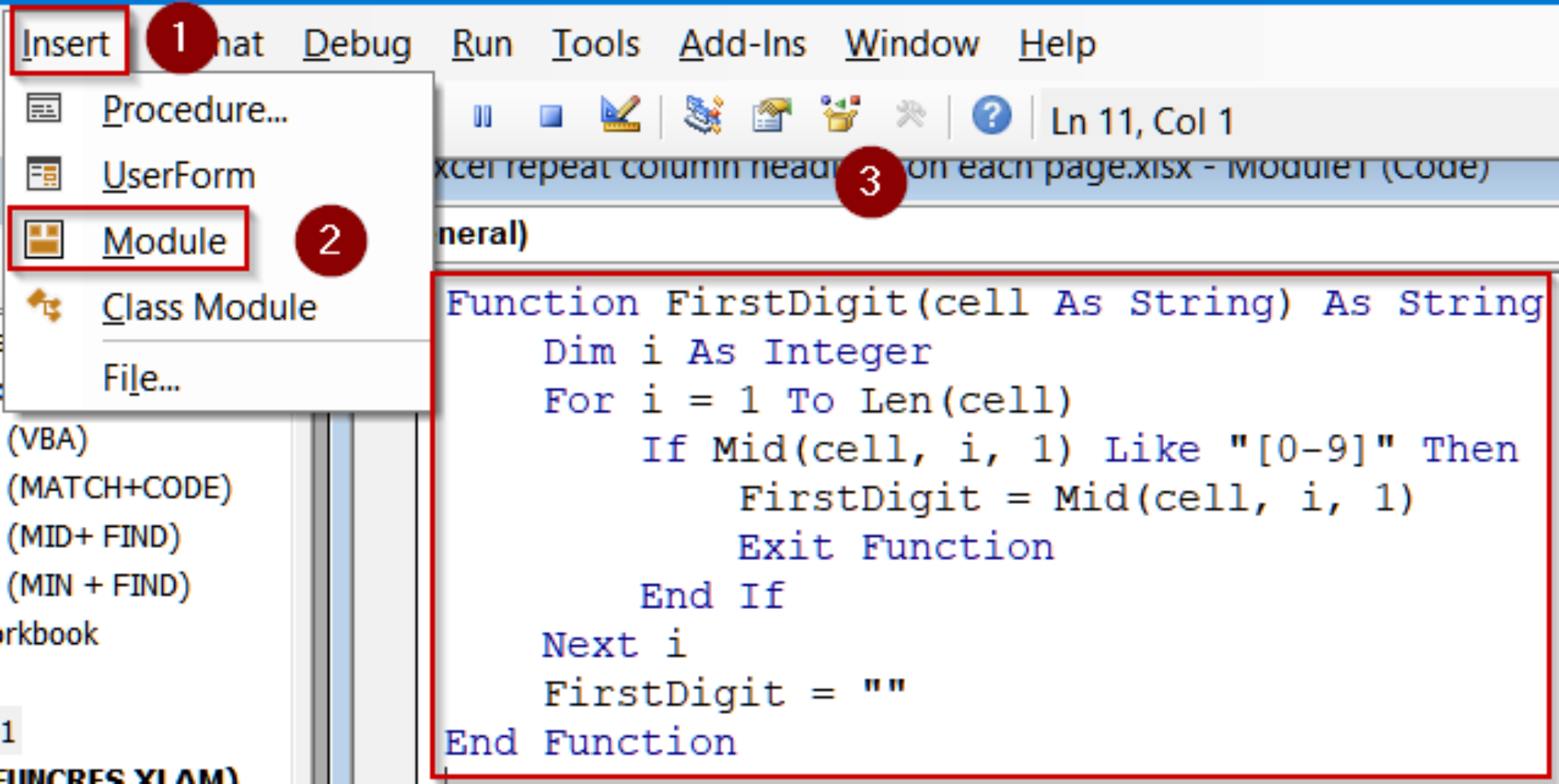 How to Find the First Number in a String in Excel - Excel Insider