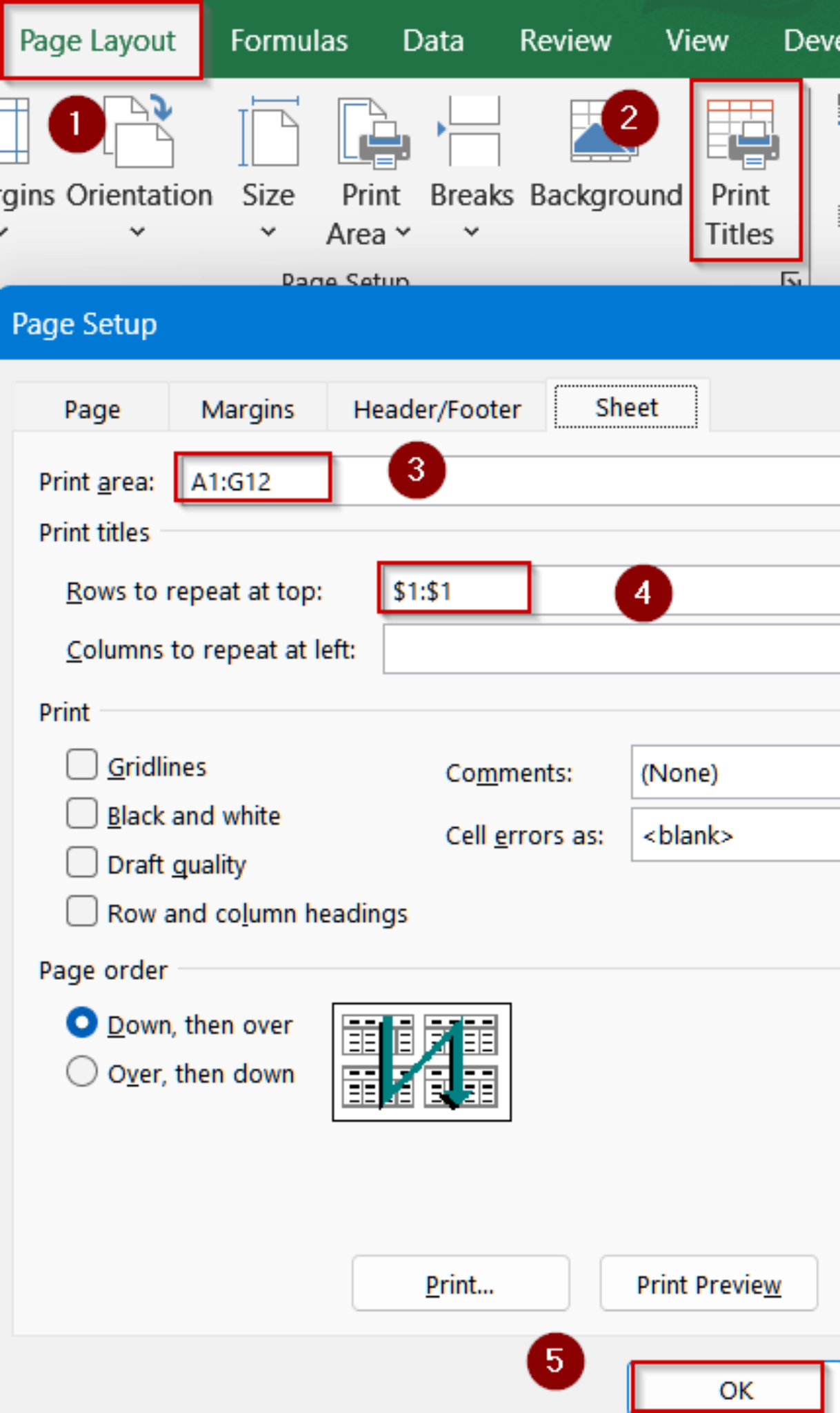 How to Save Excel as PDF in Landscape Orientation - Excel Insider