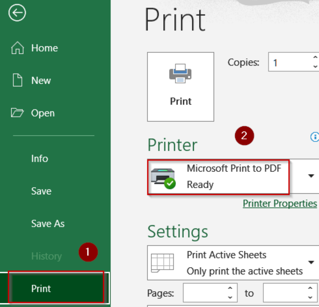 How to Save Excel as PDF in Landscape Orientation - Excel Insider