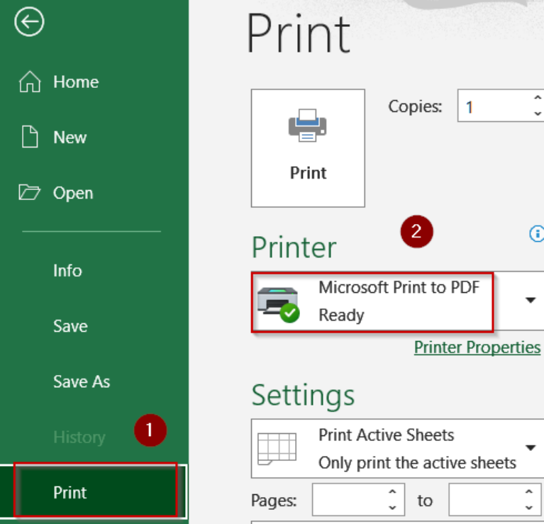 How to Save Excel as PDF in Landscape Orientation - Excel Insider