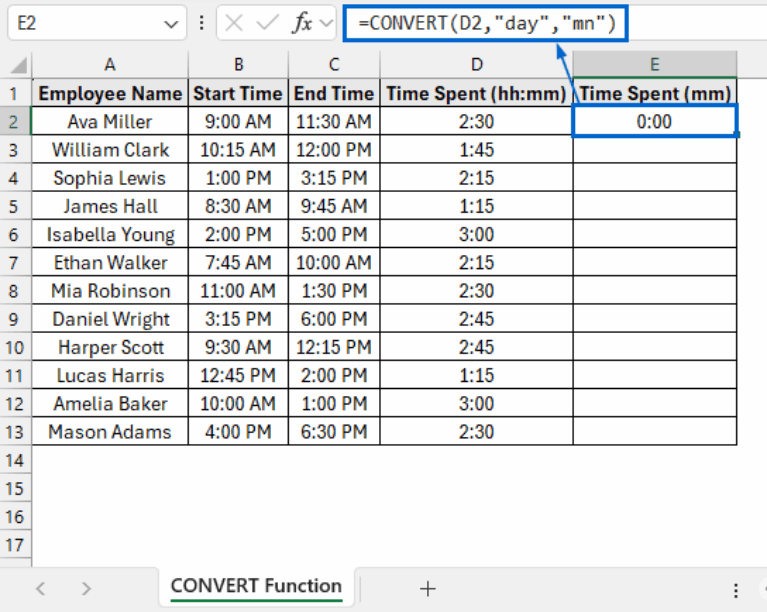 How to Convert Hours to Minutes in Excel (4 Suitable Ways) - Excel Insider