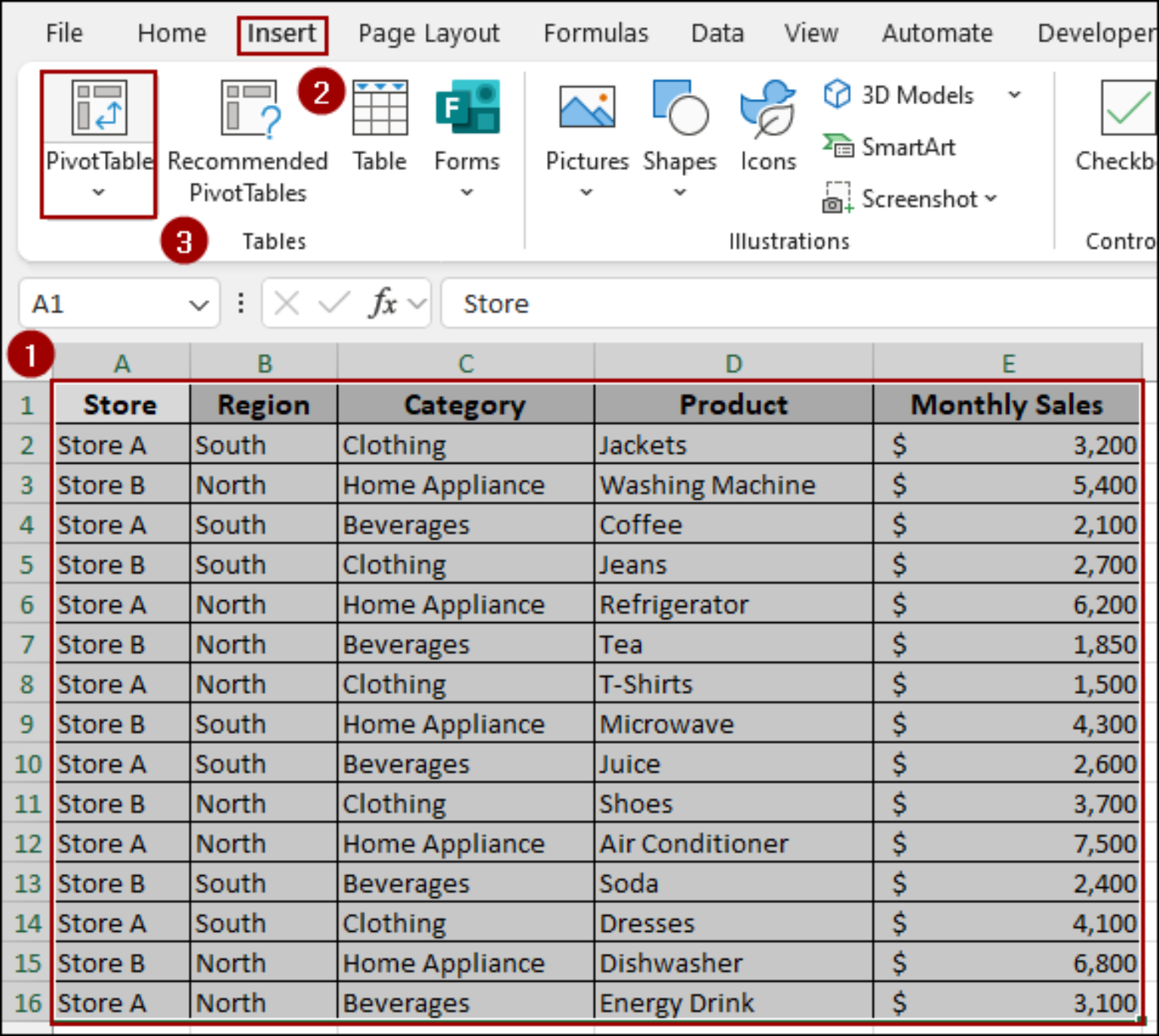 How to Create Custom Subtotals in Excel Pivot Table - Excel Insider