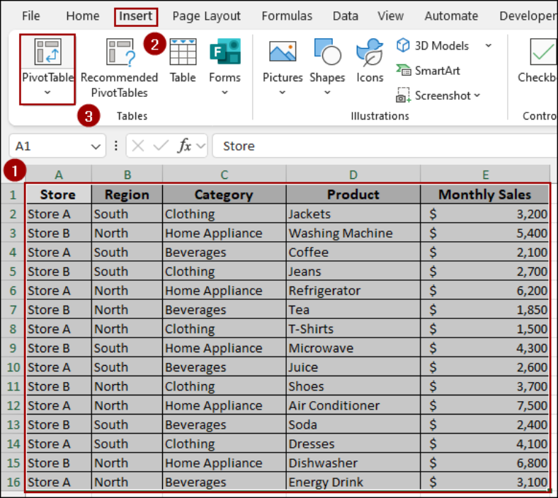 How to Create Custom Subtotals in Excel Pivot Table - Excel Insider
