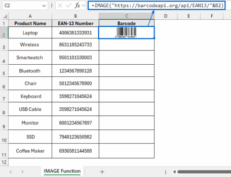 How to Generate EAN-13 Barcode in Excel (3 Suitable Ways) - Excel Insider