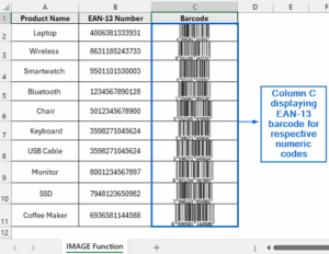 How to Generate EAN-13 Barcode in Excel (3 Suitable Ways) - Excel Insider