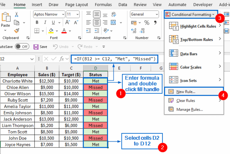 How to Use IF Statement in Excel Conditional Formatting - Excel Insider