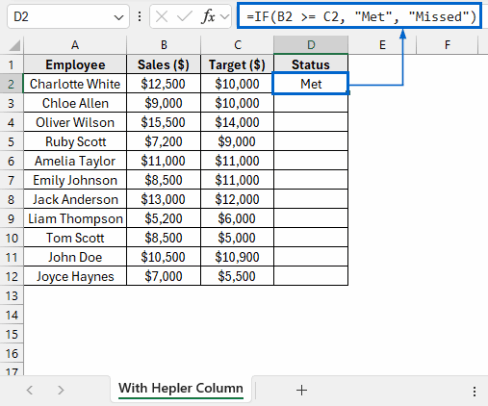 How to Use IF Statement in Excel Conditional Formatting - Excel Insider