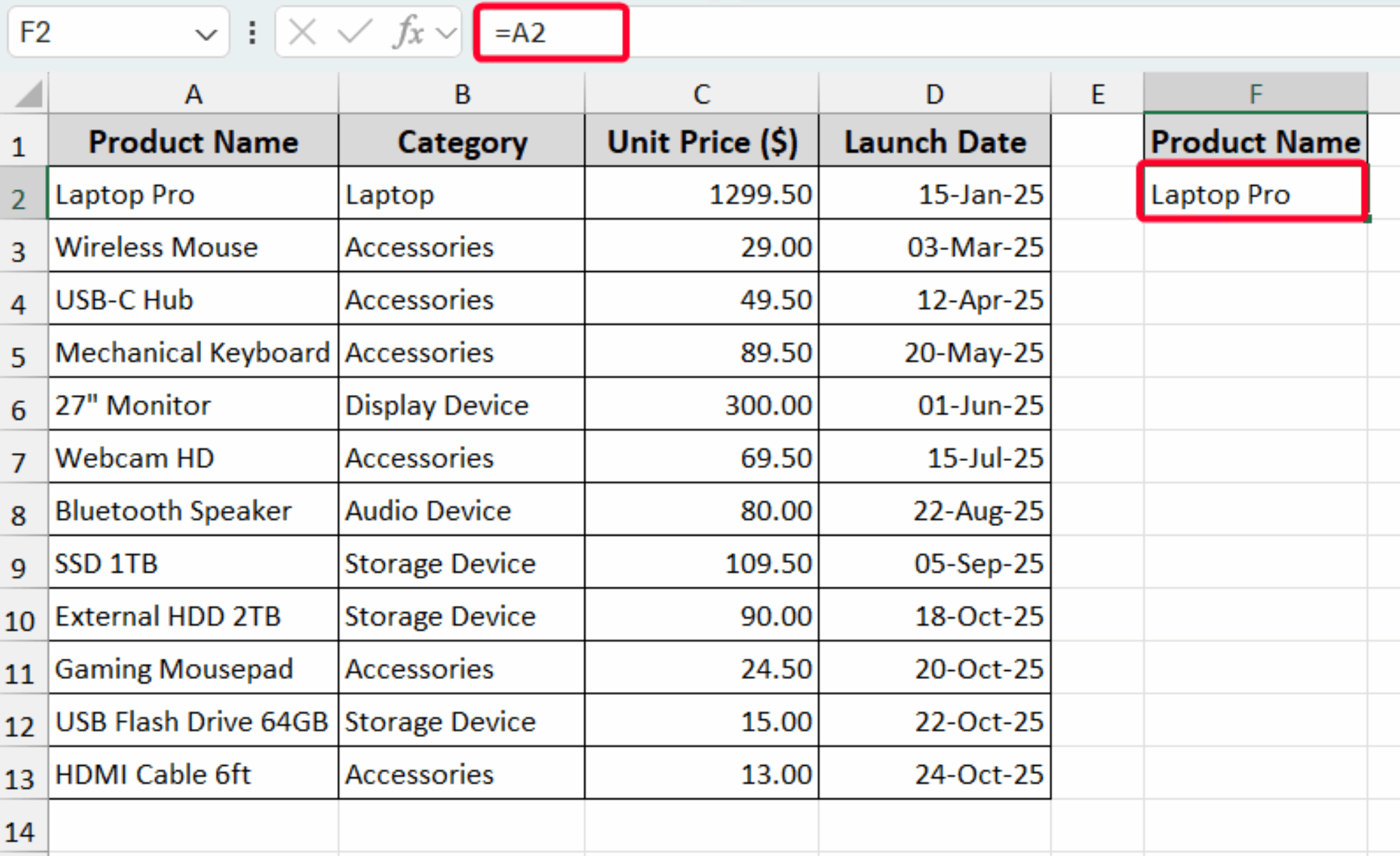 How to Display Text from Another Cell in Excel (8 Examples) - Excel Insider