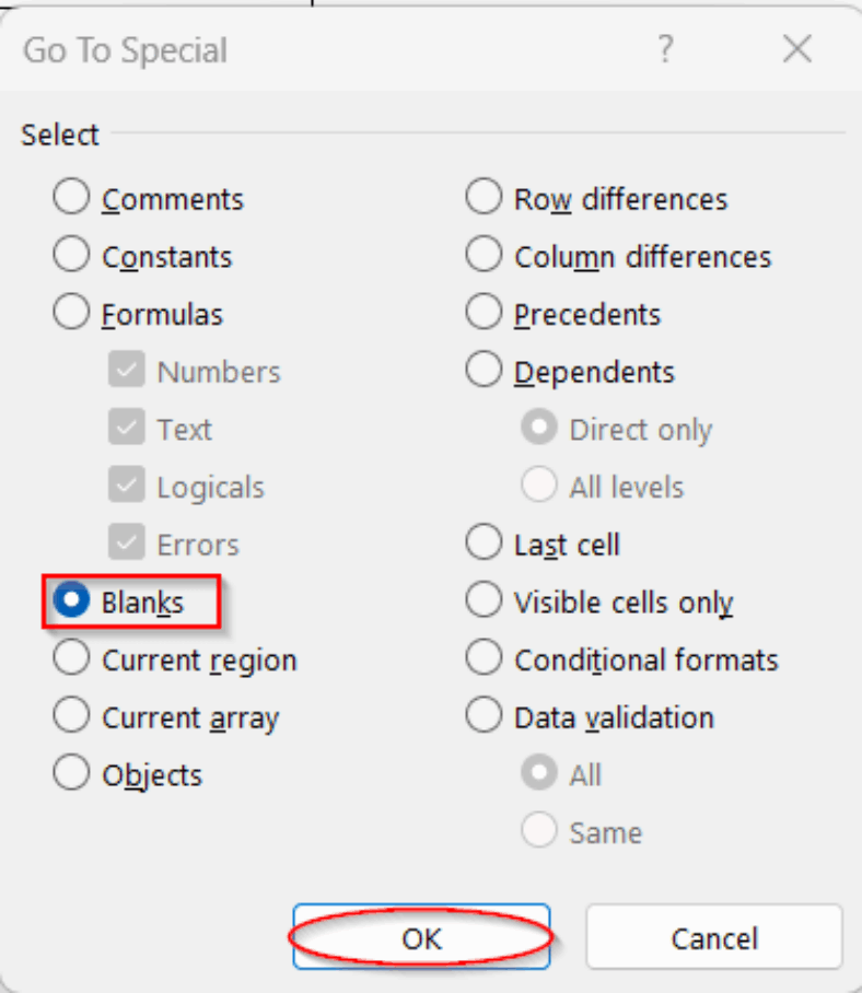 How to Fill Blank Cells with Text in Excel (6 Easy Ways) - Excel Insider