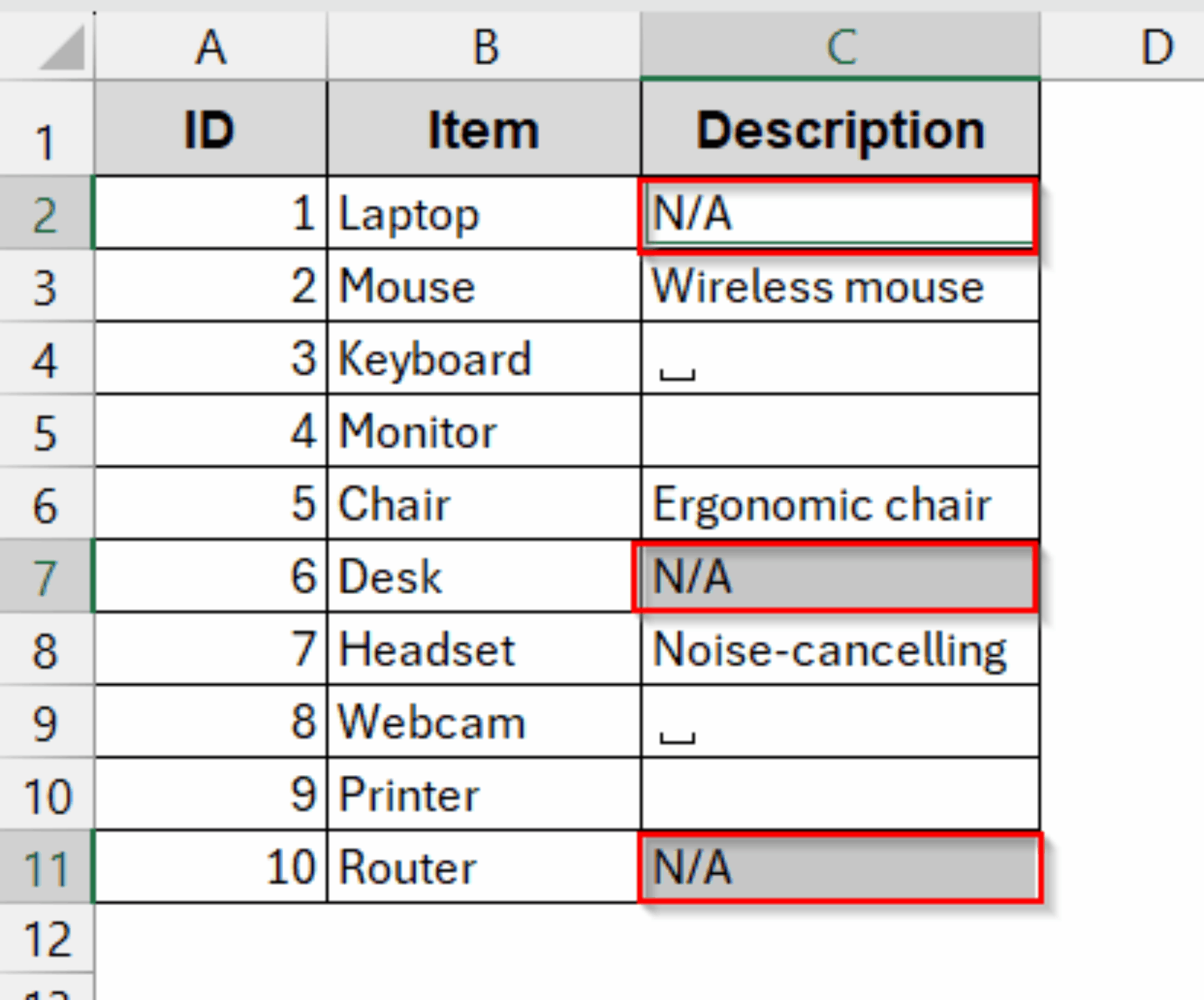 How to Fill Blank Cells with Text in Excel (6 Easy Ways) - Excel Insider
