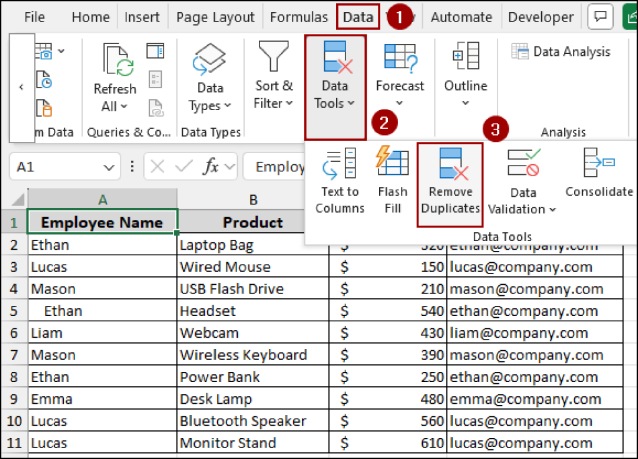 [Solved] Remove Duplicates Tool Not Working in Excel - Excel Insider