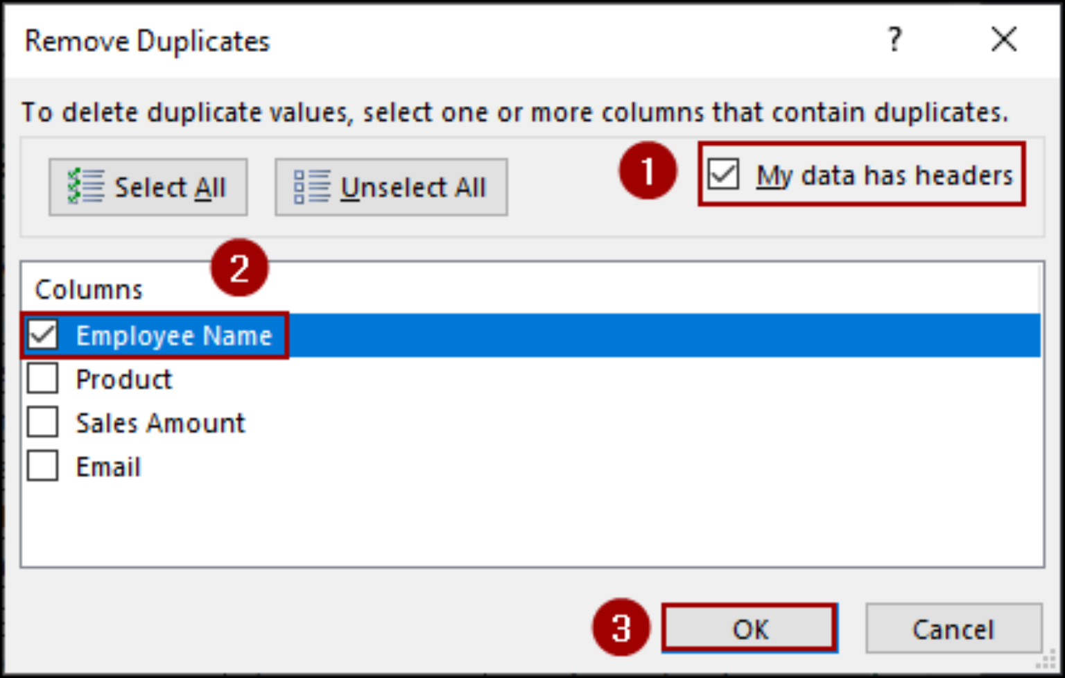 [Solved] Remove Duplicates Tool Not Working in Excel - Excel Insider