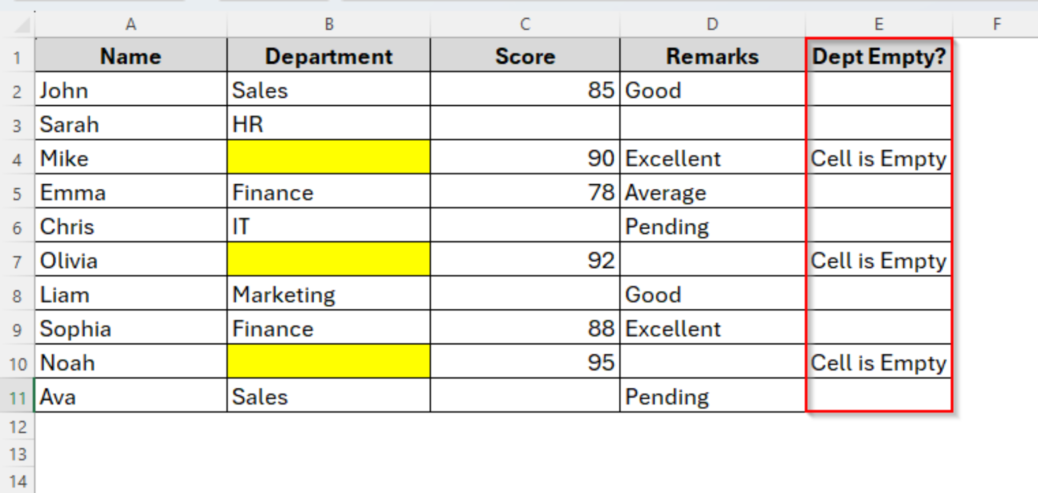 How to Check If a Cell is Empty with Excel VBA (6 Examples) - Excel Insider