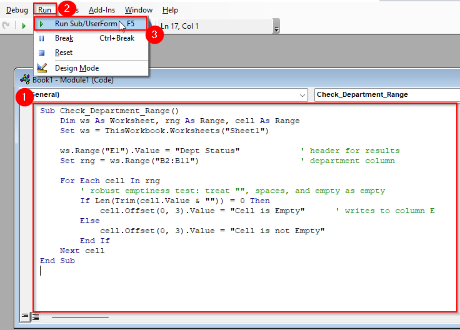 How to Check If a Cell is Empty with Excel VBA (6 Examples) - Excel Insider