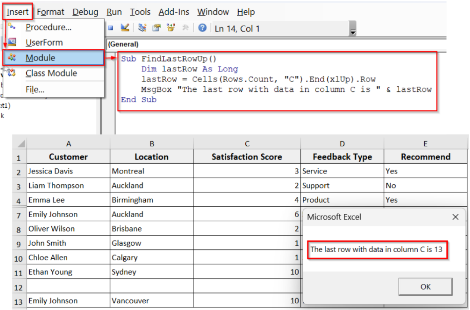 How to Find Last Row with Data in Range with Excel VBA - Excel Insider