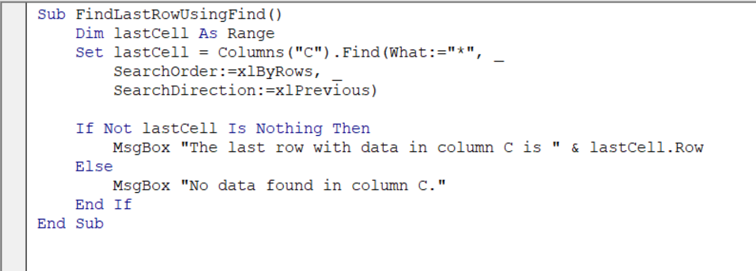 How to Find Last Row with Data in Range with Excel VBA - Excel Insider