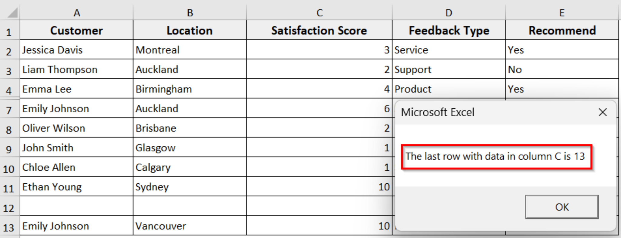 How to Find Last Row with Data in Range with Excel VBA - Excel Insider