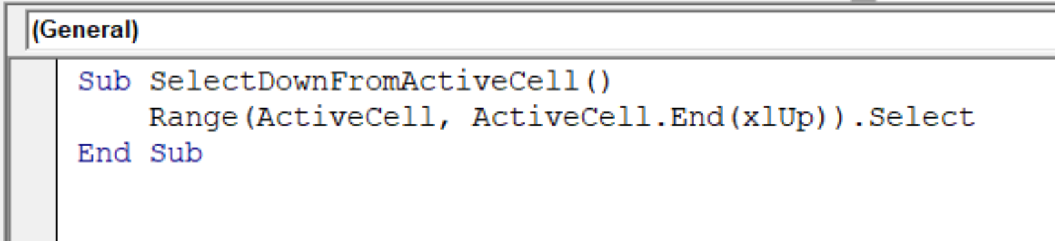 How to Select a Range from Activecell to the End with Excel VBA - Excel ...