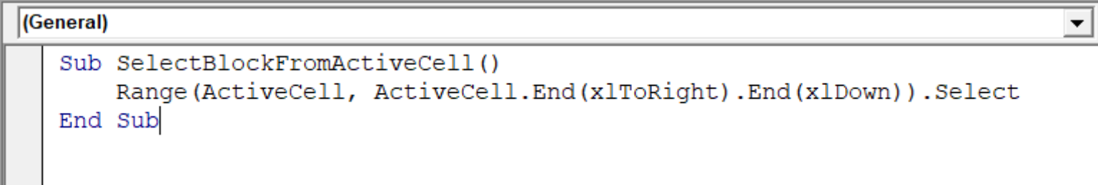 How to Select a Range from Activecell to the End with Excel VBA - Excel ...
