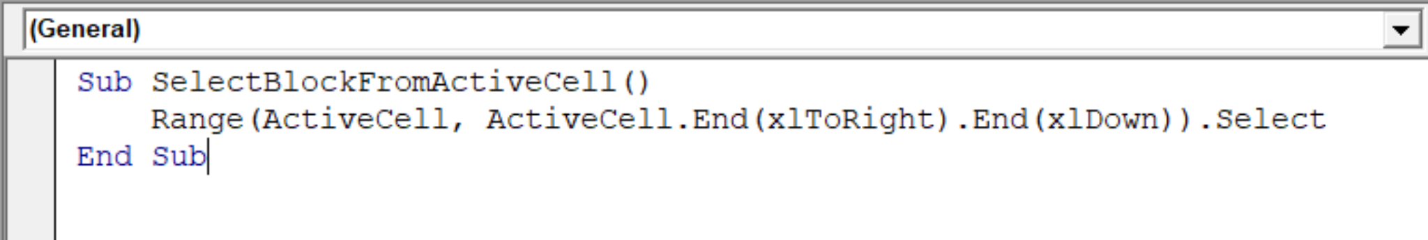 How to Select a Range from Activecell to the End with Excel VBA - Excel ...