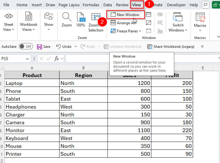 How to View Excel Worksheets Side-by-Side Vertically - Excel Insider