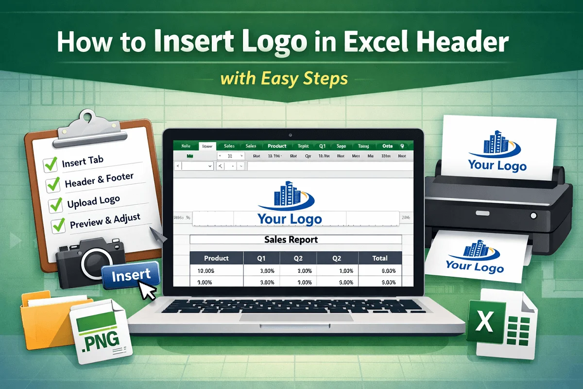 How to Insert Logo in Excel Header (with Easy Steps) - Excel Insider