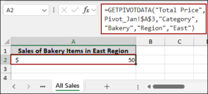 How to Use GETPIVOTDATA from Another Sheet in Excel - Excel Insider