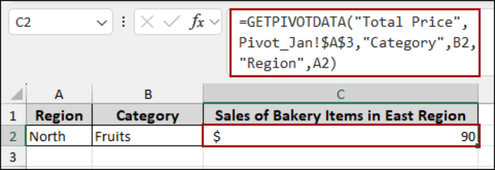 How to Use GETPIVOTDATA from Another Sheet in Excel - Excel Insider