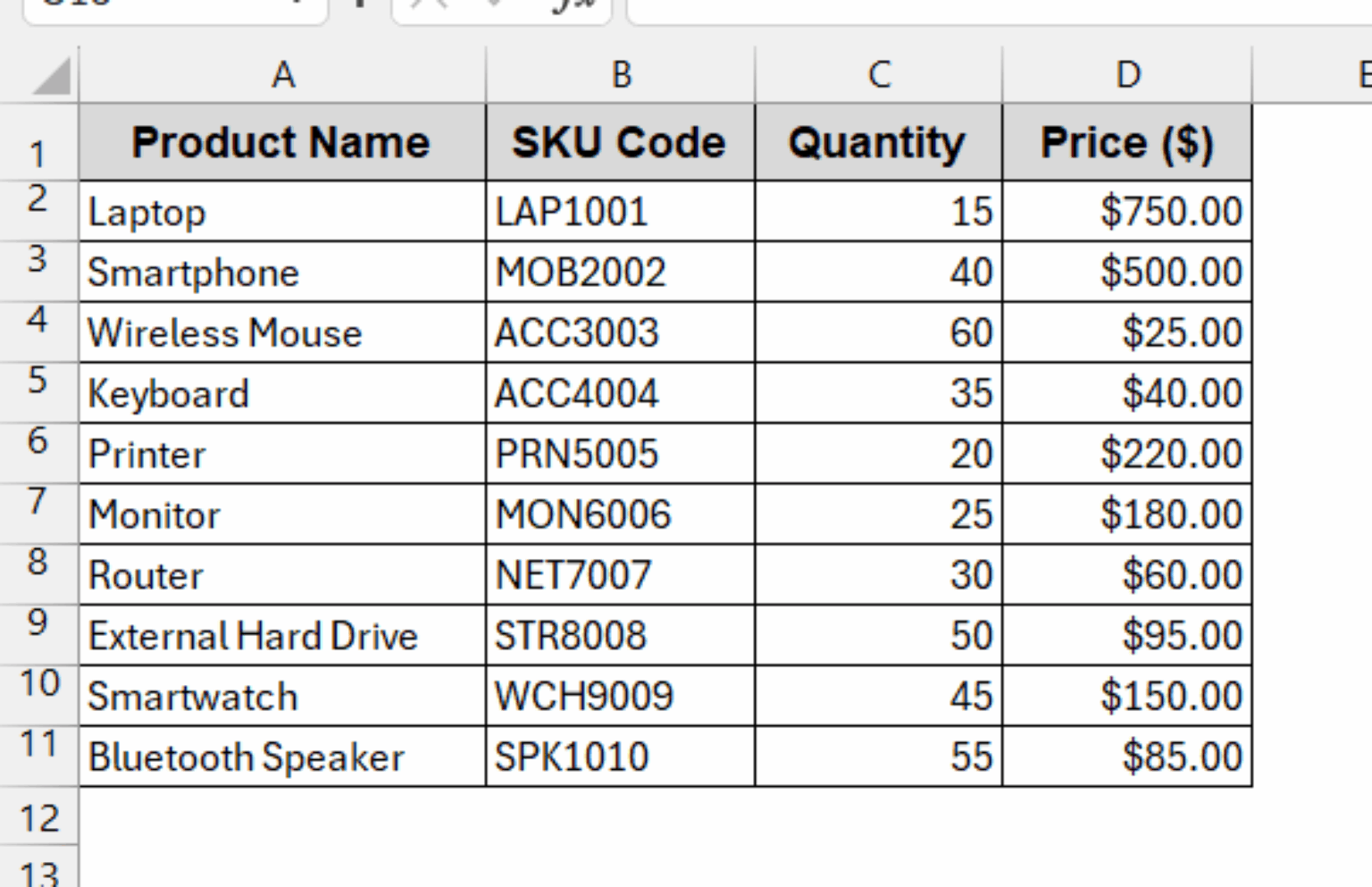 How to Add Barcode Font in Excel (4 Different Ways) - Excel Insider