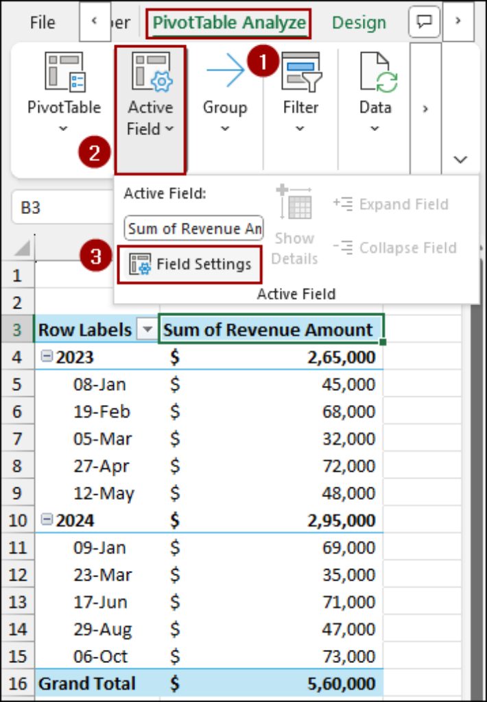 How to Calculate Percentage of Grand Total in Excel Pivot Table - Excel ...