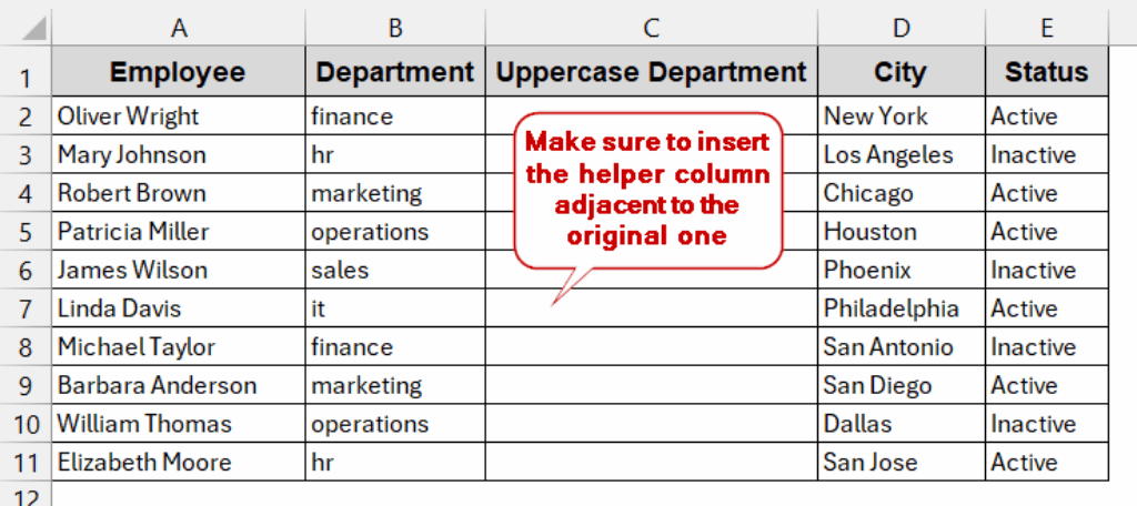 How to Capitalize All Letters in Excel Without a Formula - Excel Insider