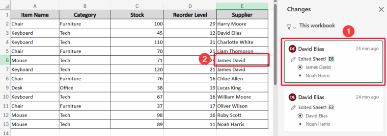 How to Check Edit History in Excel Online (2 Quick Ways) - Excel Insider