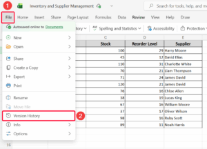 How to Check Edit History in Excel Online (2 Quick Ways) - Excel Insider