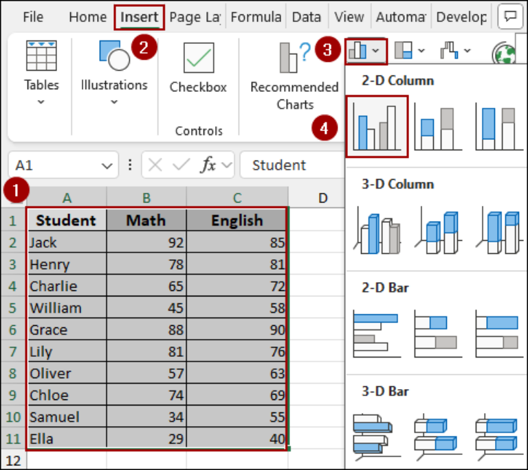 How to Copy a Chart from Excel to Word (2 Suitable Methods) - Excel Insider