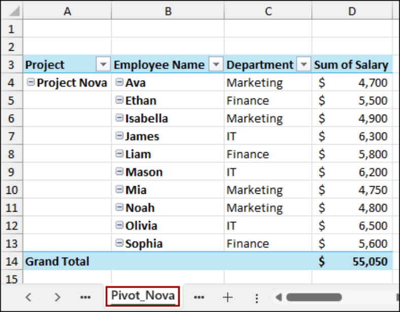 How to Link Pivot Table Data to Another Sheet in Excel - Excel Insider