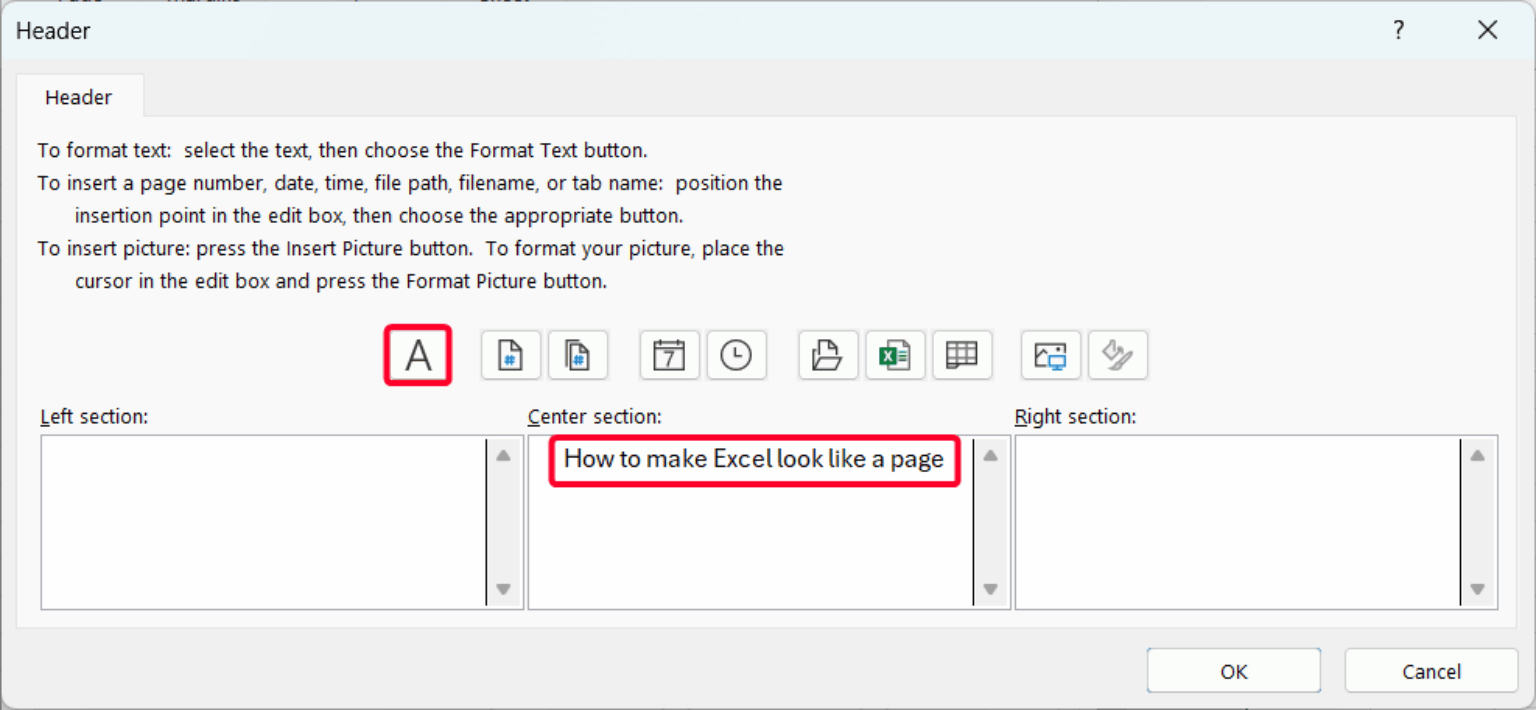 How to Make Excel Look Like a Page (with Simple Steps) - Excel Insider