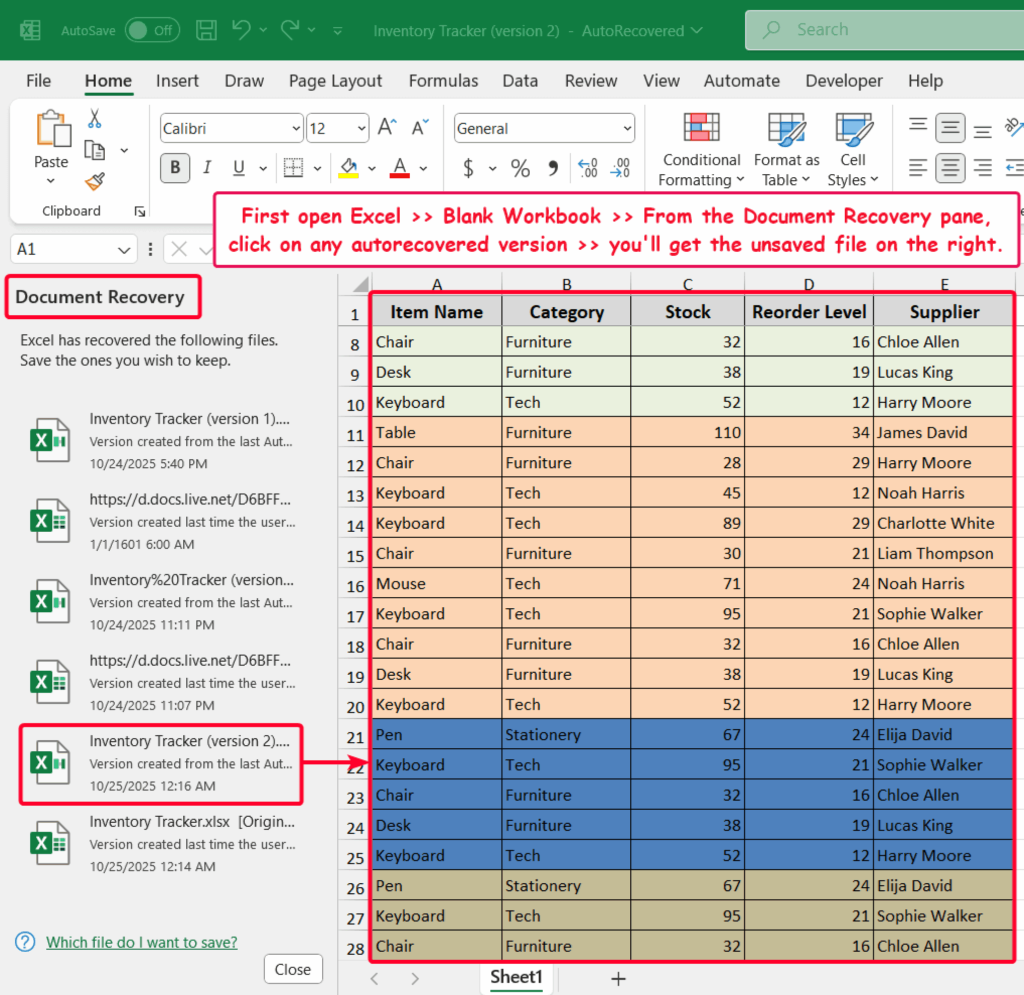How to Recover Excel File After Crash (6 Possible Solutions) - Excel ...