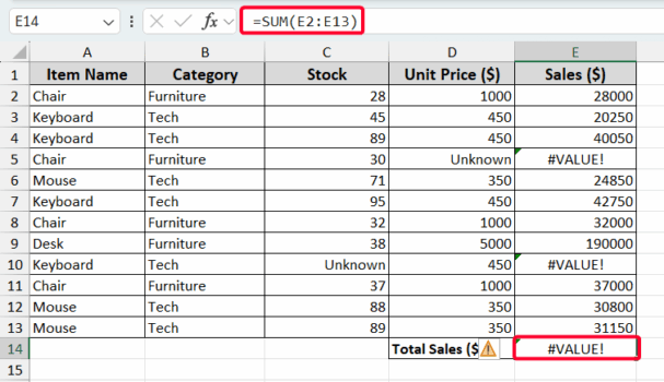 How to Trace Errors in Excel (2 Easy Methods) - Excel Insider
