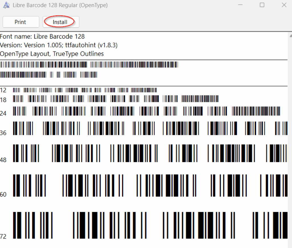 How to Create & Use Code 128 Barcode Font in Excel - Excel Insider