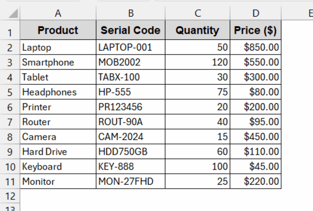 How to Create & Use Code 128 Barcode Font in Excel - Excel Insider