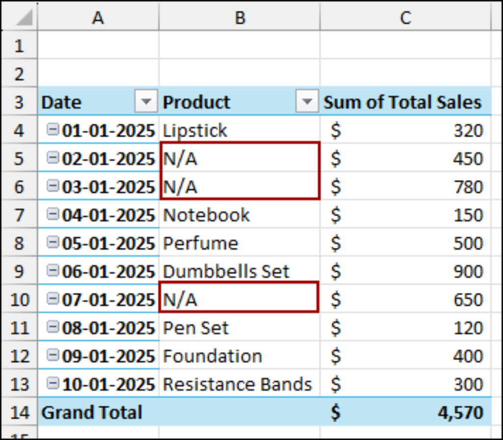 How to Remove Blank from Excel Pivot Table (4 Suitable Ways) - Excel ...