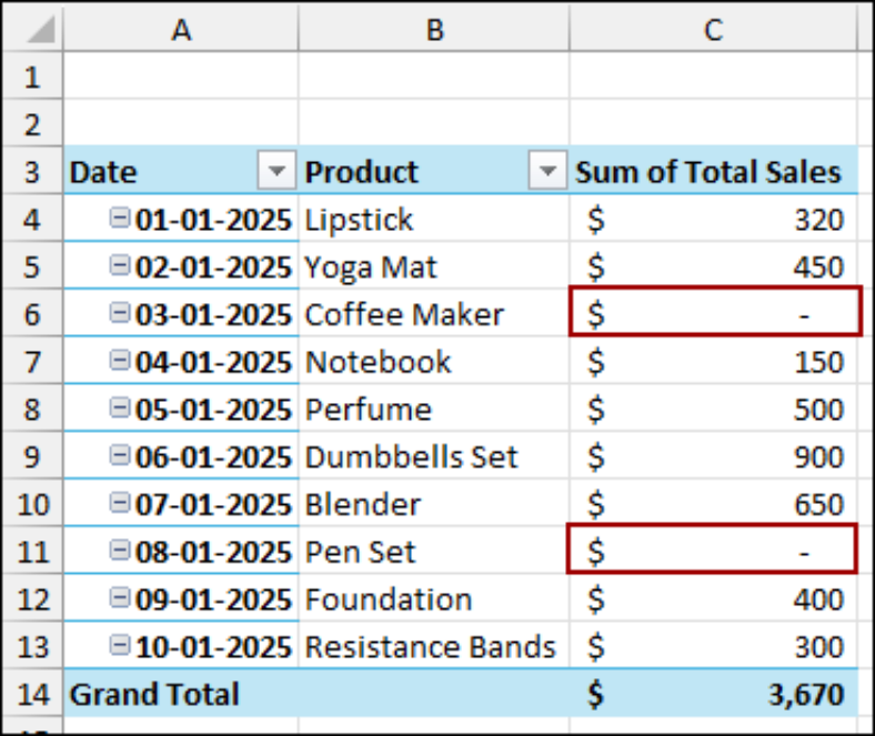 How to Remove Blank from Excel Pivot Table (4 Suitable Ways) - Excel ...