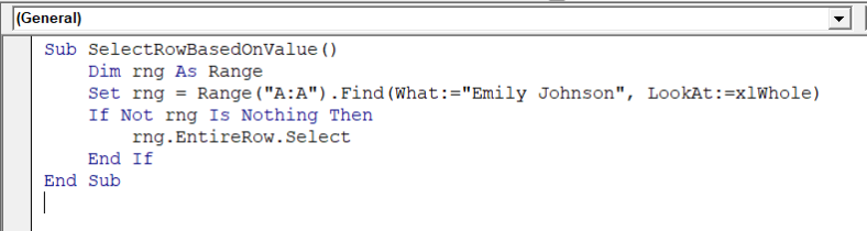 How to Select Range Based on Cell Value with Excel VBA - Excel Insider