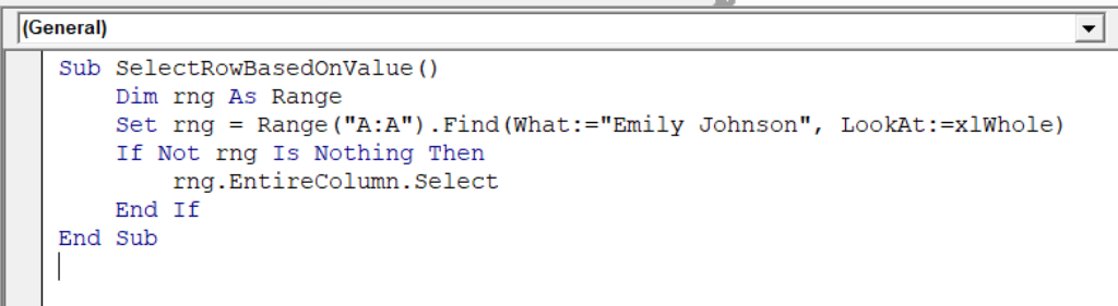 How to Select Range Based on Cell Value with Excel VBA - Excel Insider