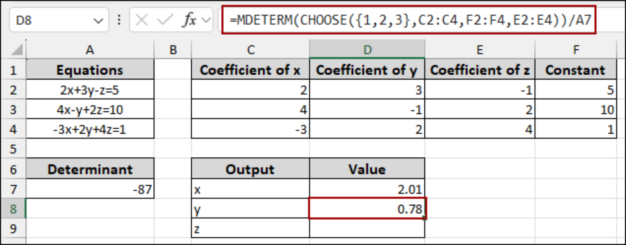 How to Solve Simultaneous Equations in Excel (3 Suitable Ways) - Excel ...
