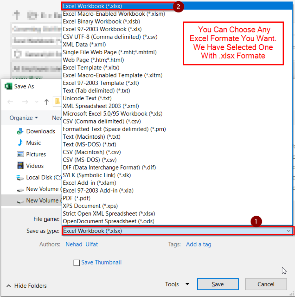 How to Convert Old Excel Files to a New Format (2 Suitable Ways ...