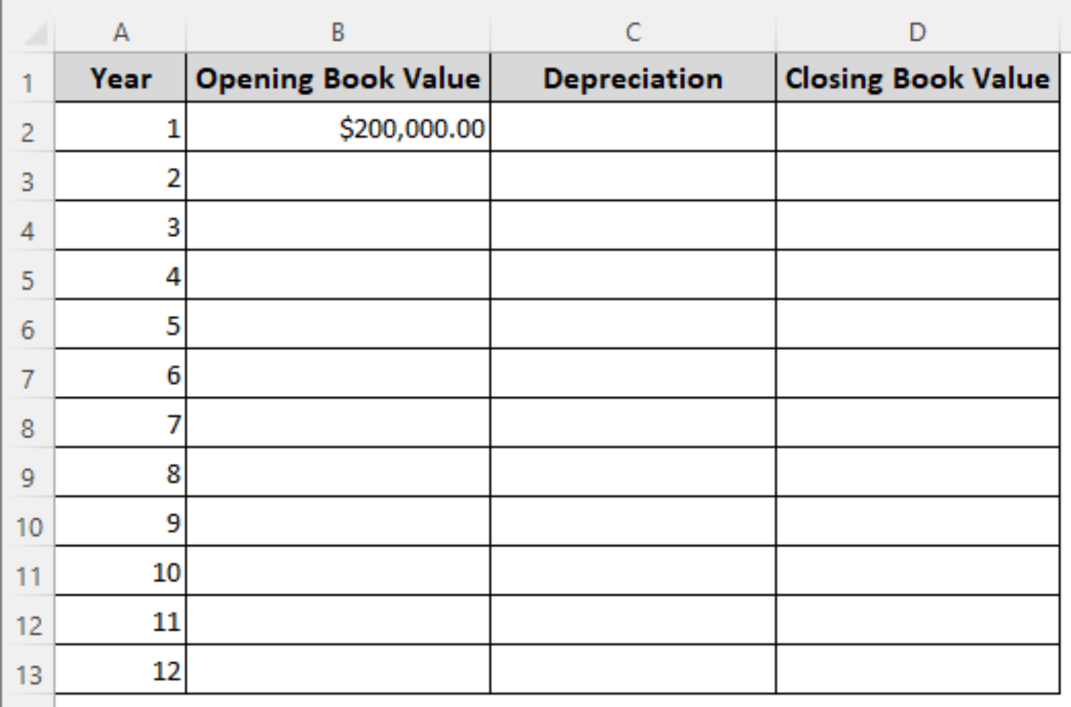 How to Calculate Declining Balance Depreciation in Excel - Excel Insider