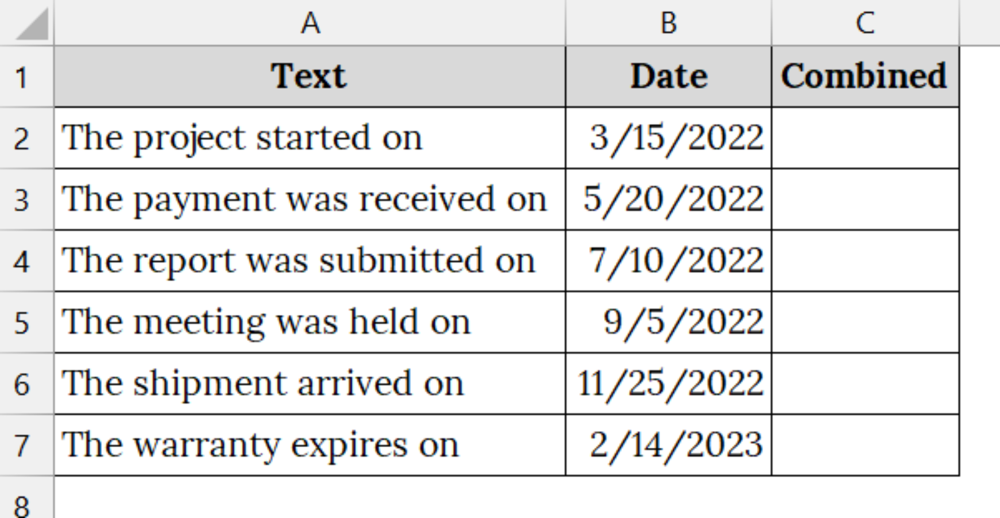 How to Combine Date and Text in Excel (4 Suitable Methods) - Excel Insider